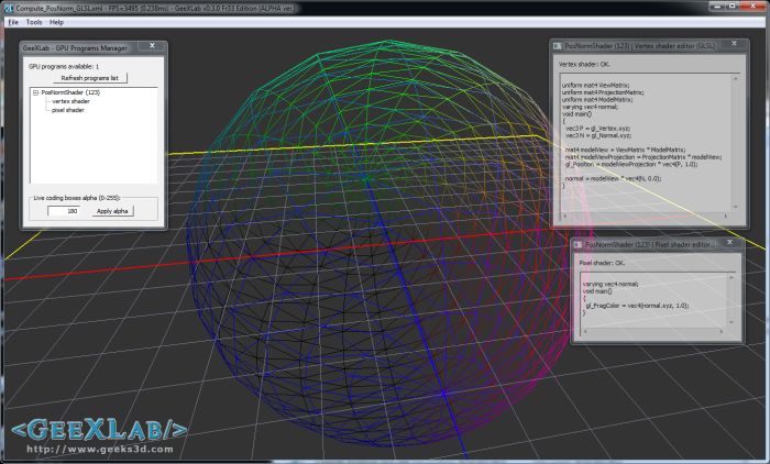How To Compute The Position And Normal In The Vertex Shader In Opengl And Direct3d Geeks3d