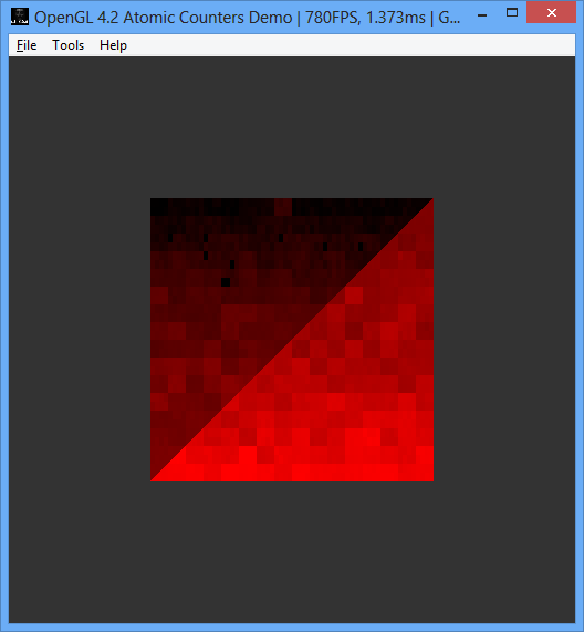 OpenGL 4.2 Atomic Counters: Rasterization Pattern, Helper for Rendering ... OpenGL 4.2 Atomic Counters: Rasterization Pattern, Helper for Rendering ...