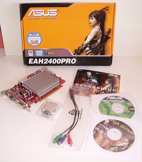 OZone3D Net GPUs Database ASUS AMD ATI Radeon HD 2400 PRO Silent