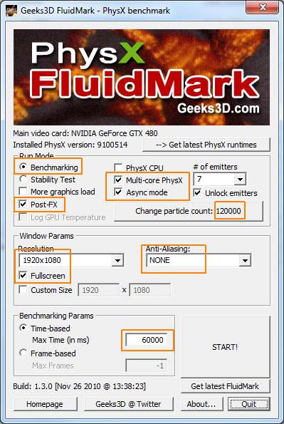 FurMark, FluidMark, TessMark - OpenGL benchmarks scores | oZone3D.Net