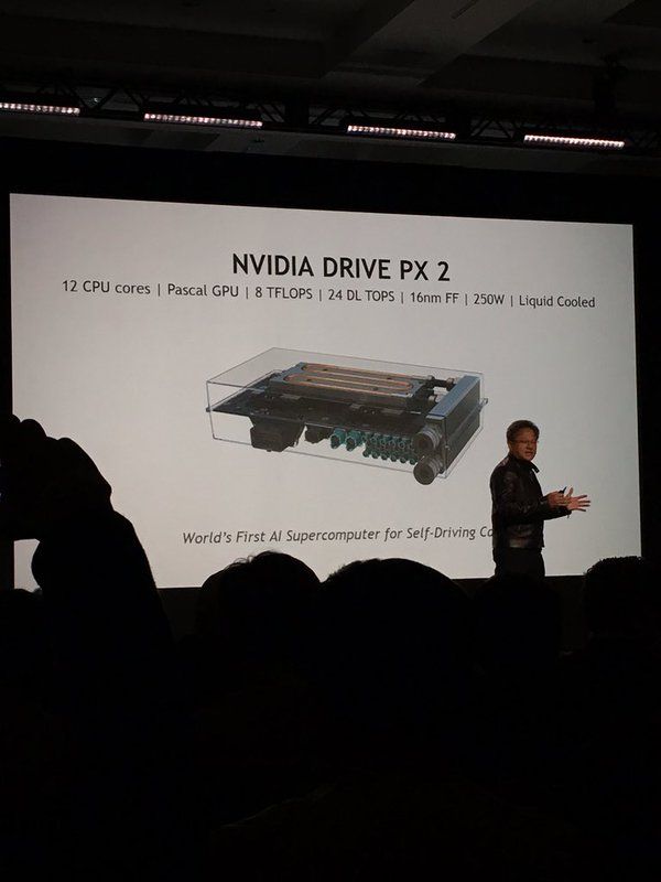 [CES2016] NVIDIA Drive PX 2 (Pascal arch) Supercomputer for Autonomous ...